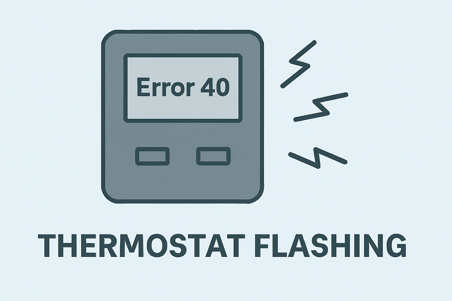 Thermostat "Error 40" | Residential Commercial Heating Cooling Services ...